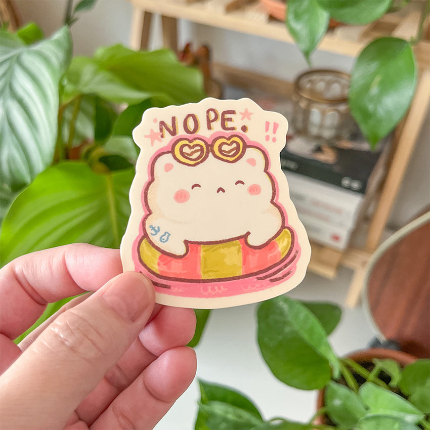 Nope vinyl sticker – TinyYume